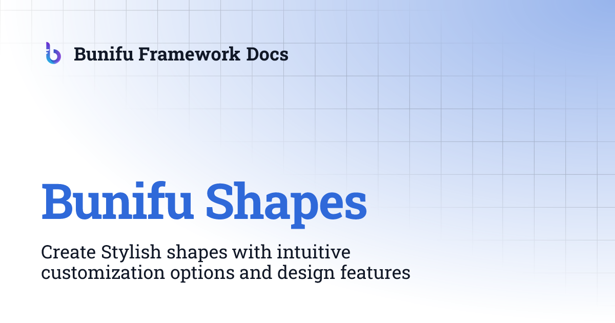 Bunifu Shapes | Bunifu Framework Docs