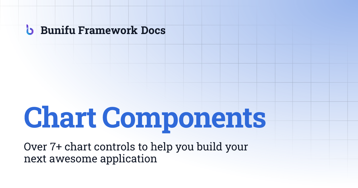 Chart Components | Bunifu Framework Docs Chart Components | Bunifu Framework Docs